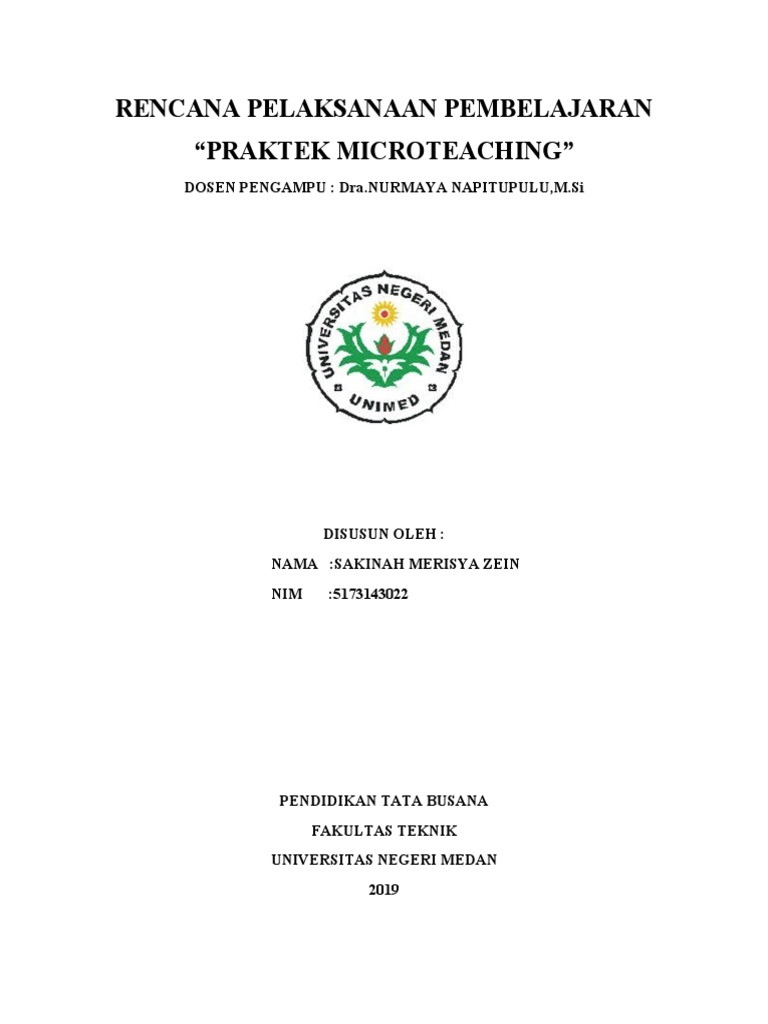 RPP Tampil 4 Micro Teaching | PDF