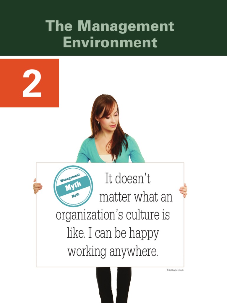 Chapter 2 The Management Environment | PDF | Employment | Stakeholder ...