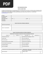 Xds Dispute Form | PDF