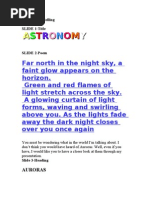 Aurora Borealis Quiz: Test Your Knowledge | PDF