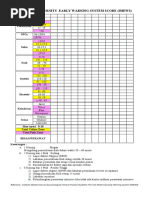 Formulir Early Warning Score (EWS) | PDF