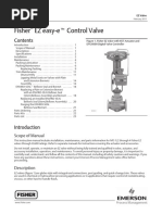 Fisher D2 FloPro Control Valve | PDF | Valve | Actuator