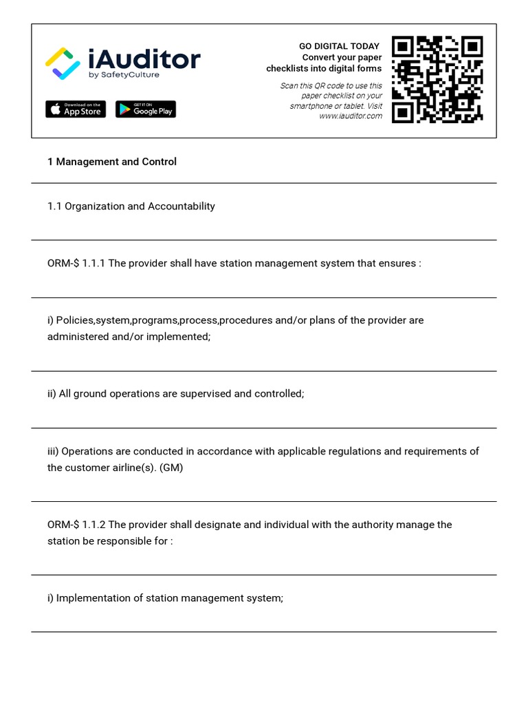 Jetstar ISAGO Audit Checklist - SafetyCulture | PDF | Audit | Risk