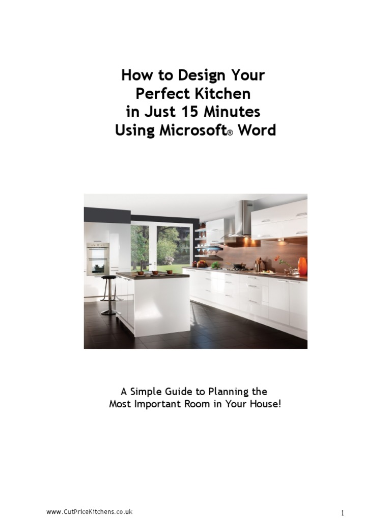 How To Design Your Perfect Kitchen in Just 15 Minutes Using Microsoft ...