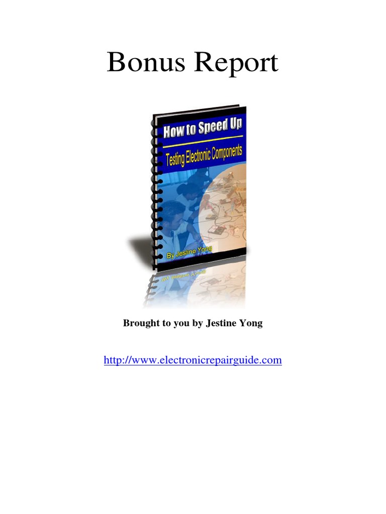Bonus Report: Brought To You by Jestine Yong | PDF | Business