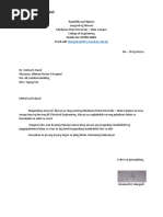 Application Letter (Tagalog) | PDF