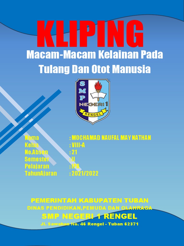 Cover Kliping SMPN 1 Rengel | PDF