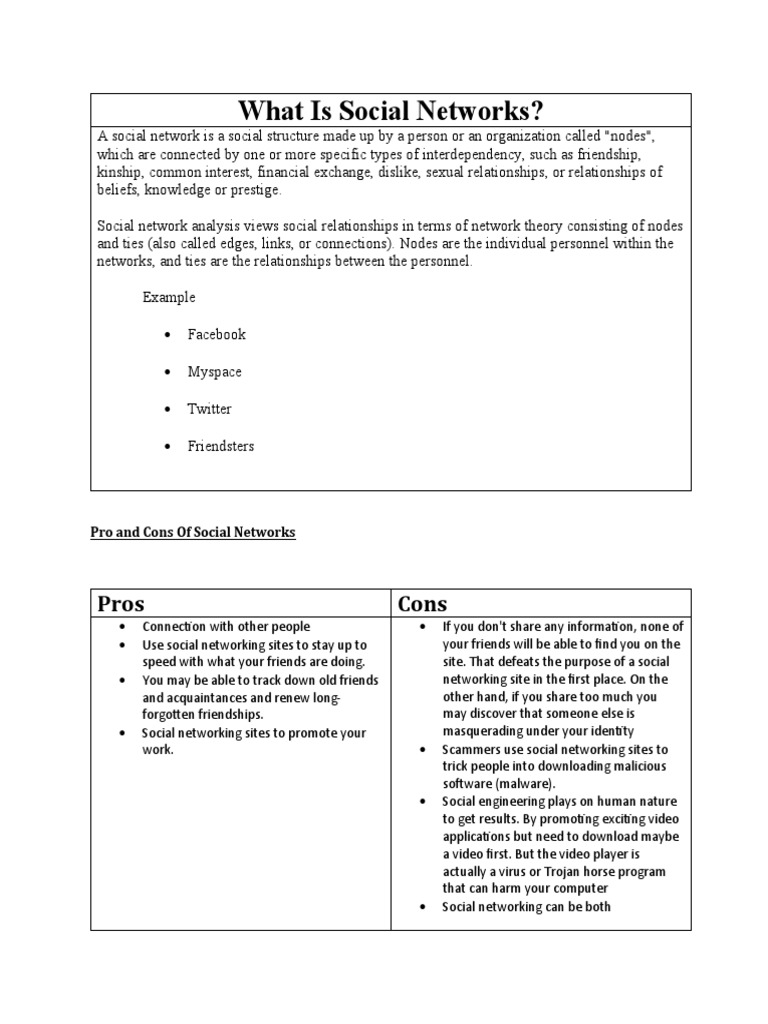 What Is Social Networks | PDF | Social Network | Social Psychology
