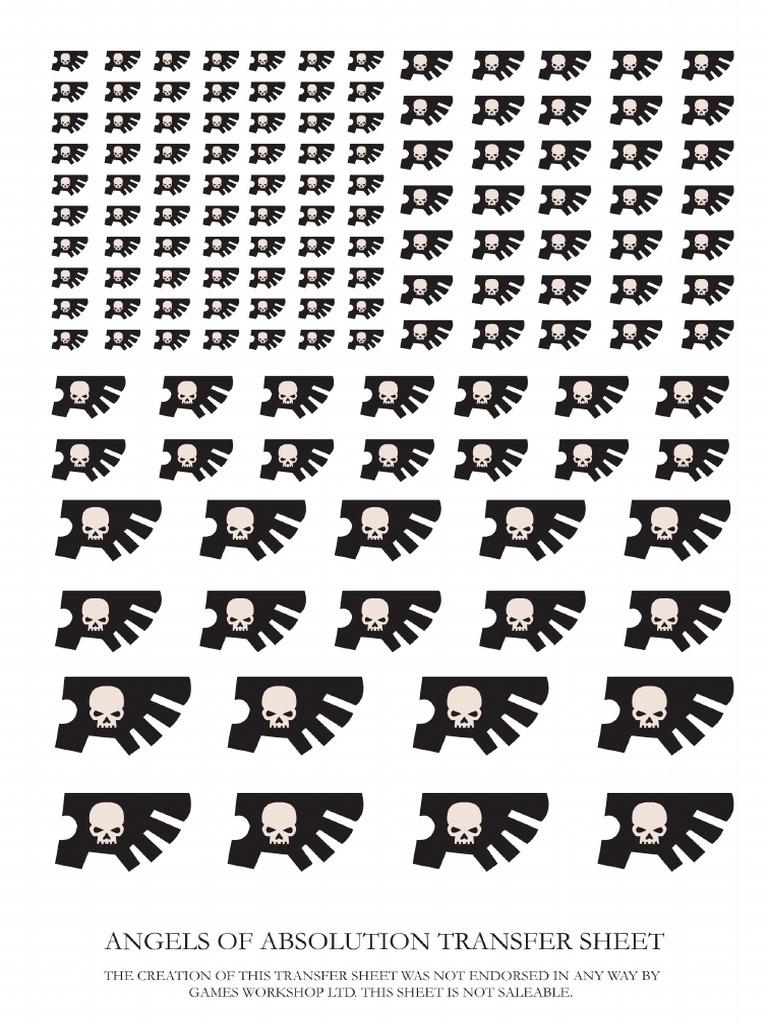 Angels of Absolution Logo Sheet | PDF