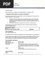 Australian Customs Declaration Form | PDF | Australia