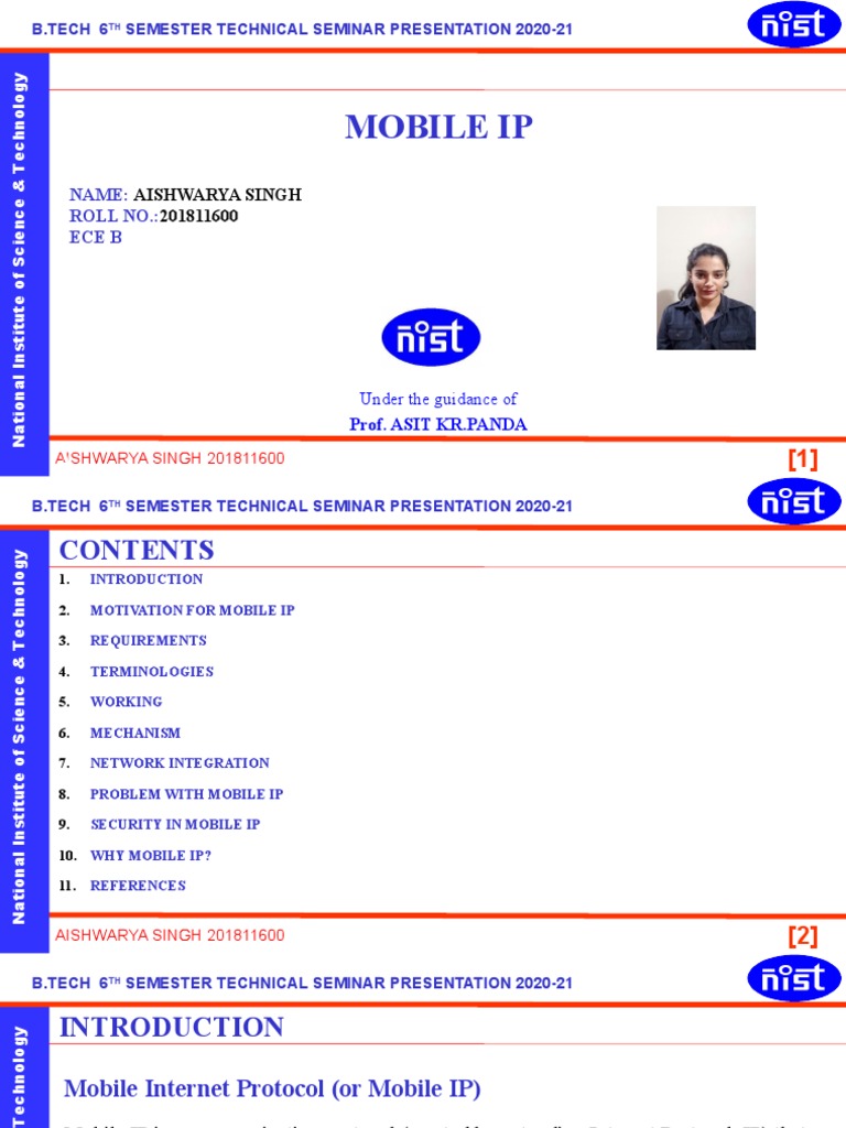 Technical Seminar - PPT Format | PDF | Computer Network | Internet ...