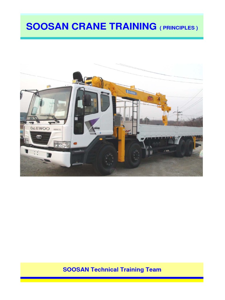 Soosan Crane Training: (Principles) | PDF | Piston | Nut (Hardware)
