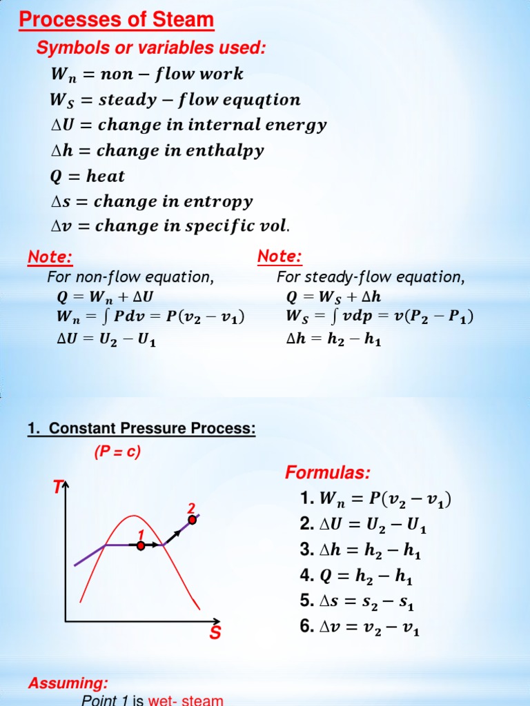 Constant Pressure Process | PDF