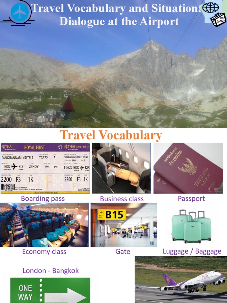 Role Play at The Airport Conversation Topics Dialogs - 127783 | PDF ...