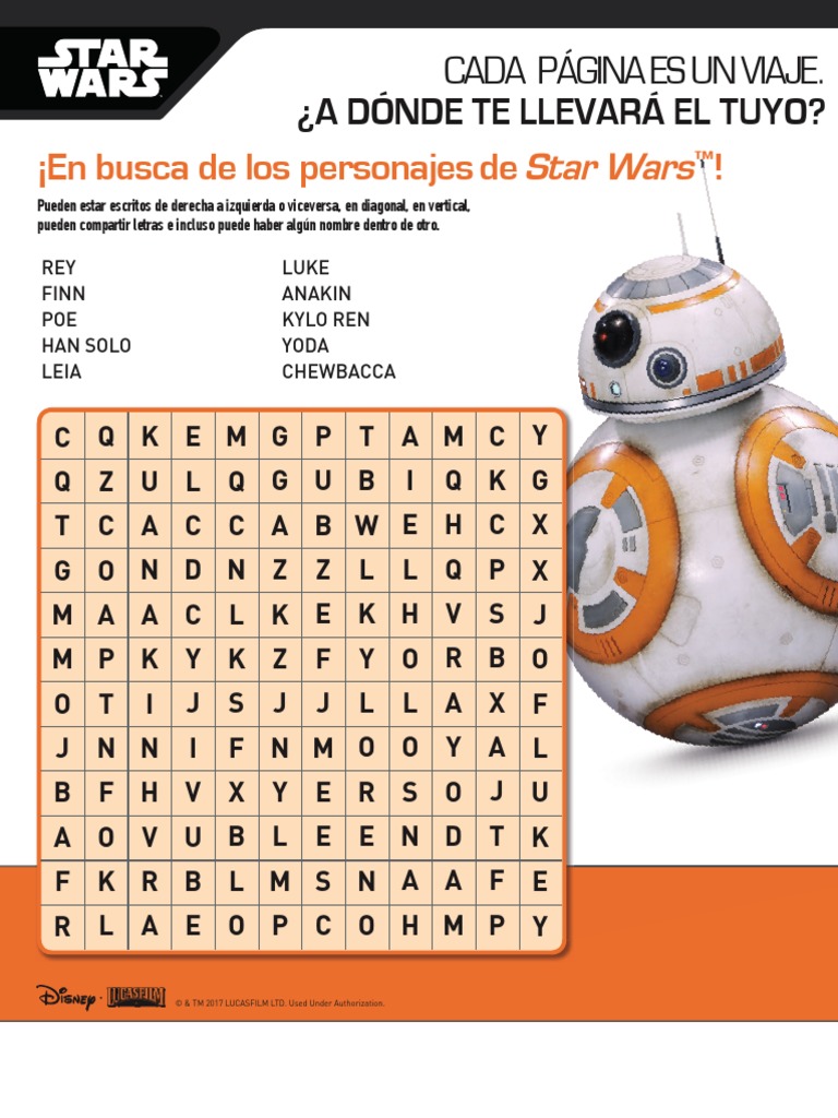 1 - Kit Actividades Star Wars KeepReadingEnCasa | PDF