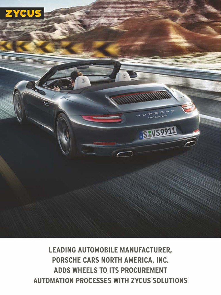 Porsche Case Study | PDF | Procurement | Computing