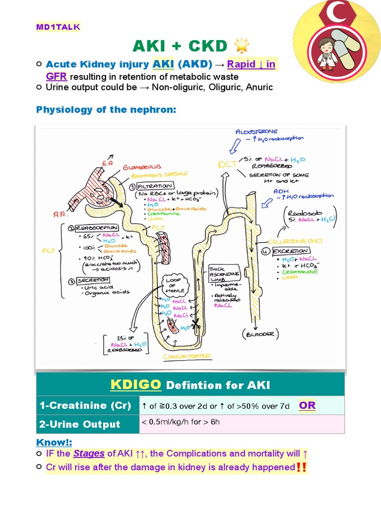 AKI and CKD MD1TALK | PDF | Chronic Kidney Disease | Medicine