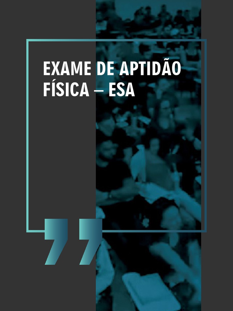 Exame de Aptidão Física - Esa | PDF