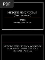 PSG - Metode Survey Konsumsi Pangan FFQ Dan SQ FFQ | PDF | Sains & Matematika