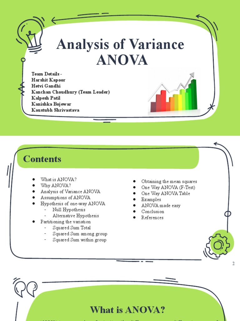 ANOVA | PDF | Analysis Of Variance | F Test