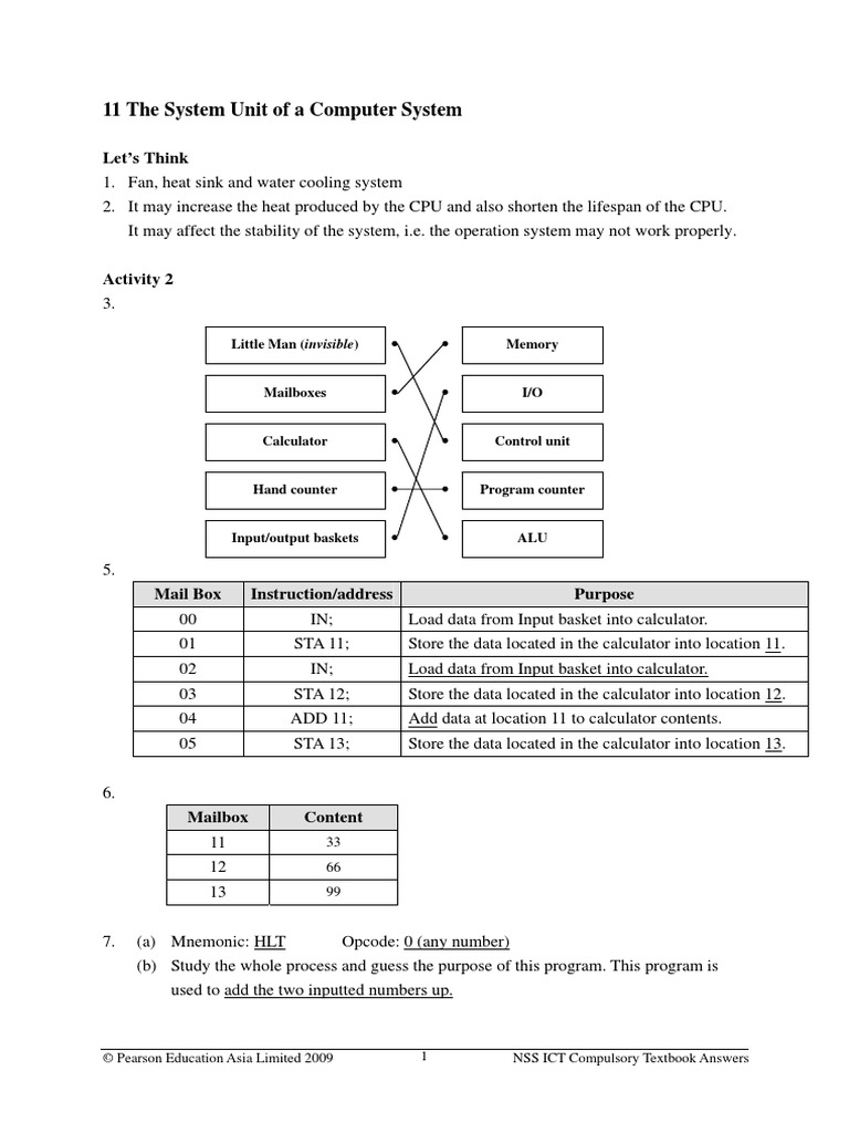 11 The System Unit of A Computer System: Let's Think | PDF | Central ...