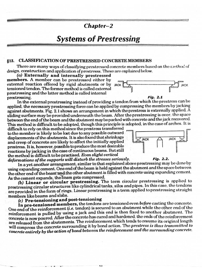 System of Prestressing | PDF