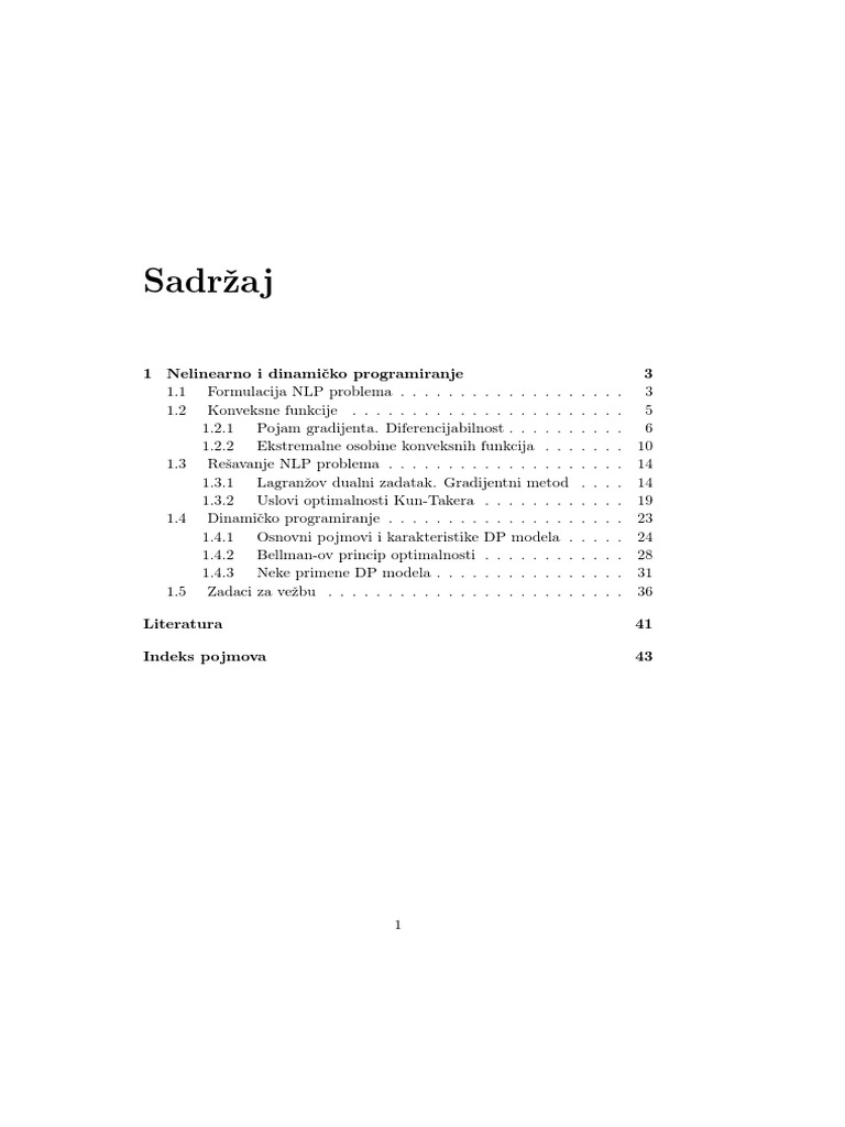 Nelinearno Programiranje | PDF