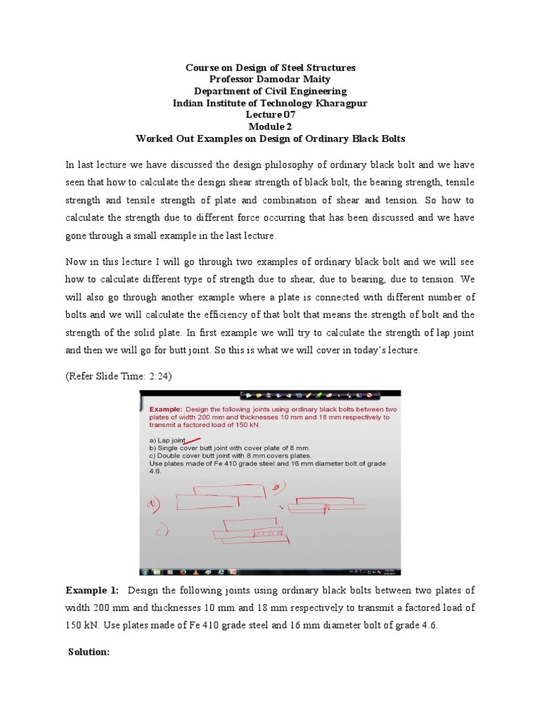 Lec 7 | PDF | Screw | Applied And Interdisciplinary Physics