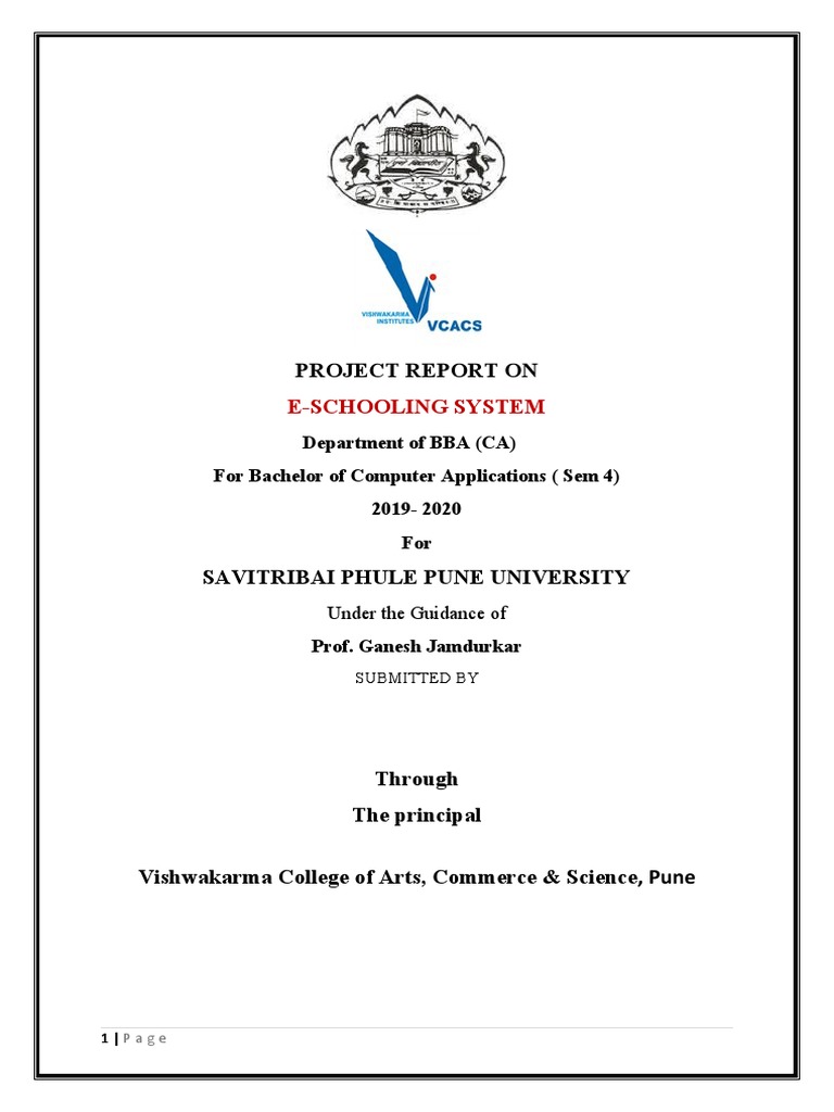 Project Report On School Mang System | PDF | Software Prototyping ...