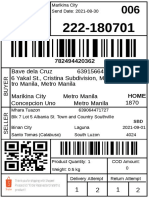 Sample JNT Waybill | PDF