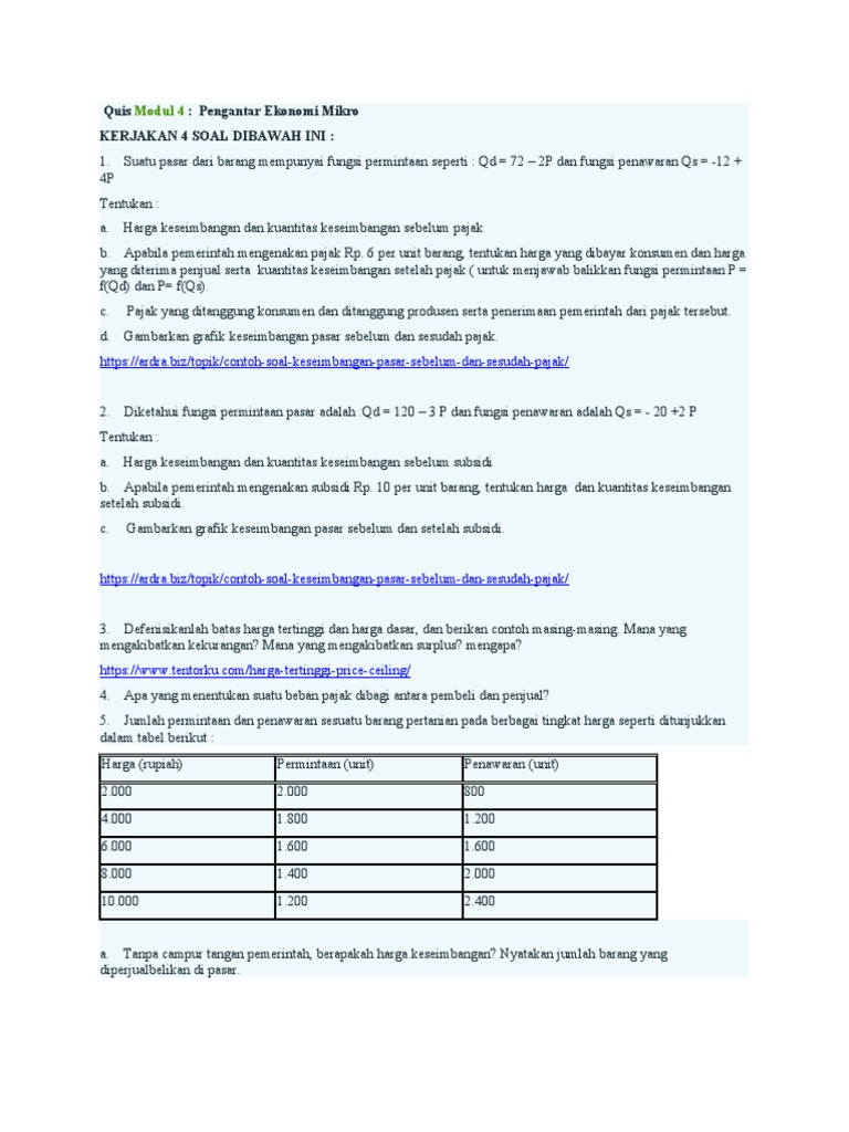 Quis | PDF | Pengelolaan Keuangan & Uang