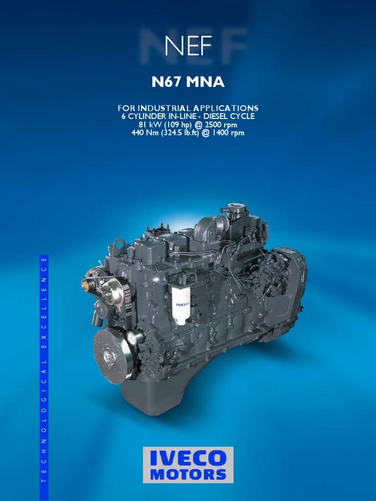N67 Mna: For Industrial Applications | PDF | Turbocharger | Diesel Engine
