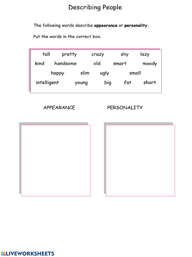 Descriptive Writing Exercises | PDF