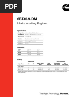 Cummins General Engine Data Sheet 6B, 6BT, 6BTA | PDF | Engines | Machines