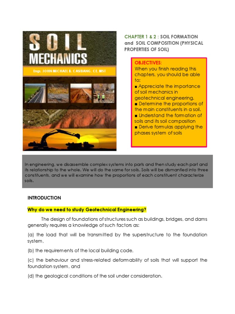 An Introduction to Soil Formation, Composition, and Mechanics ...