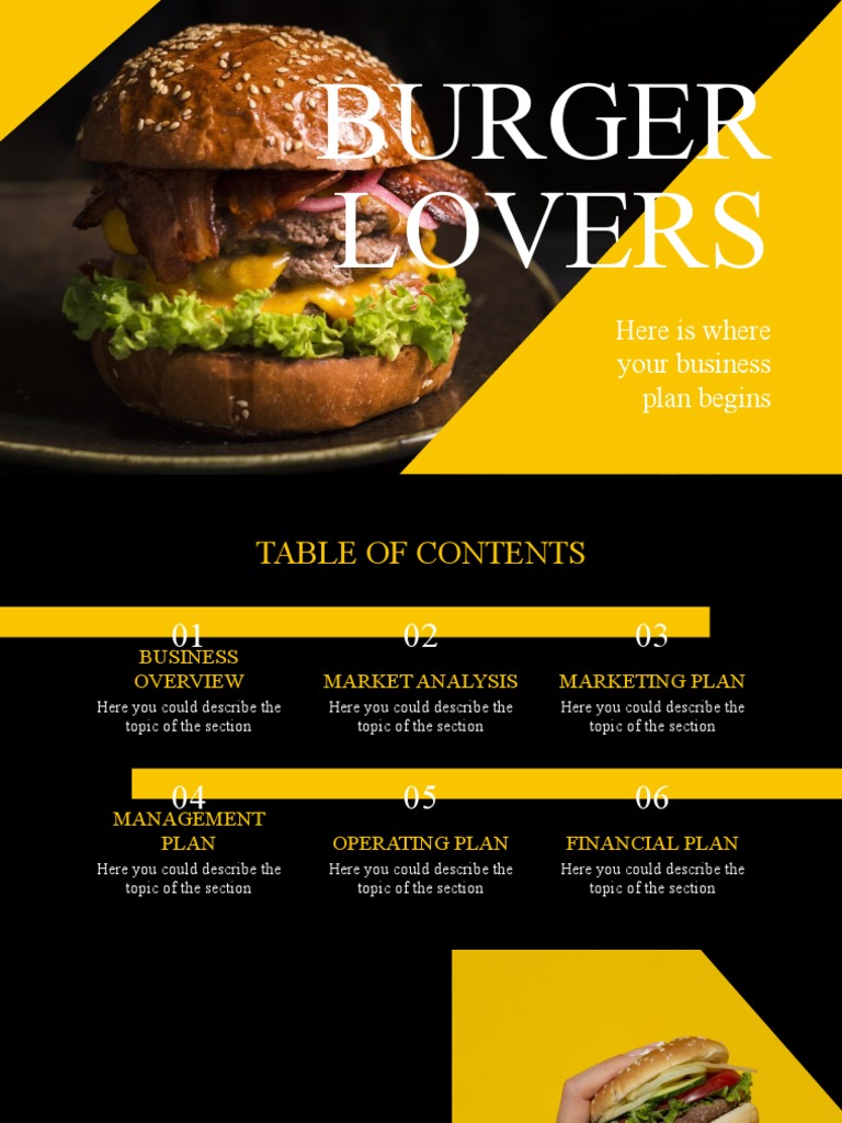 Burger Lovers: Here Is Where Your Business Plan Begins | PDF | Planets ...