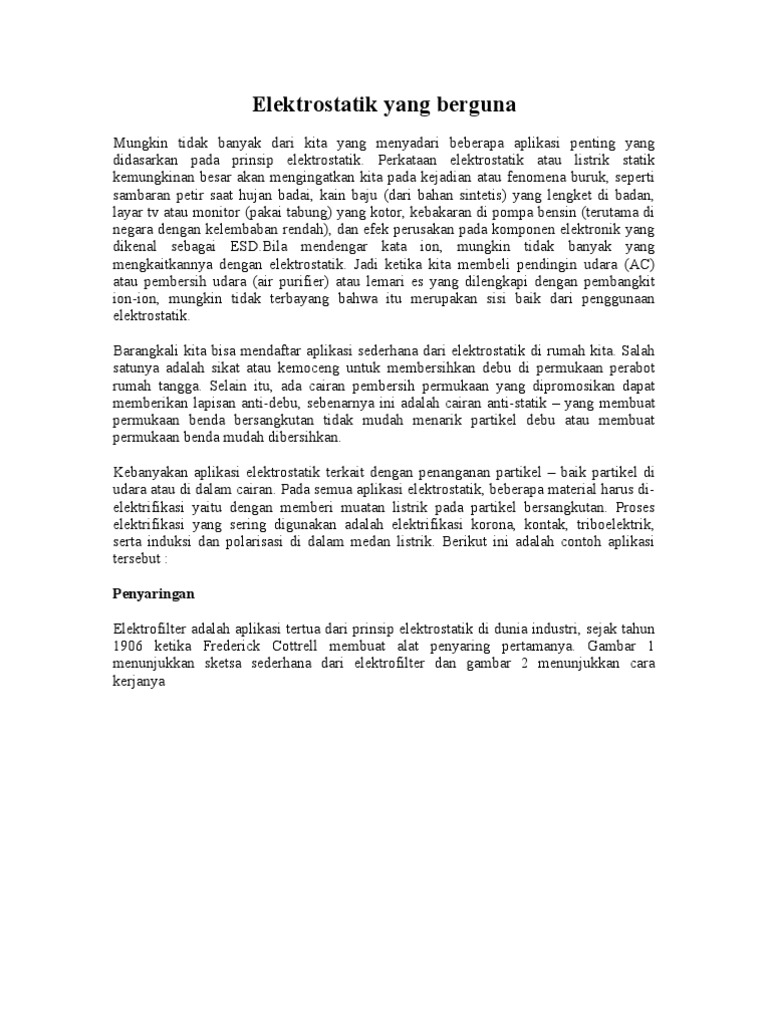 Elektrostatik Yang | PDF