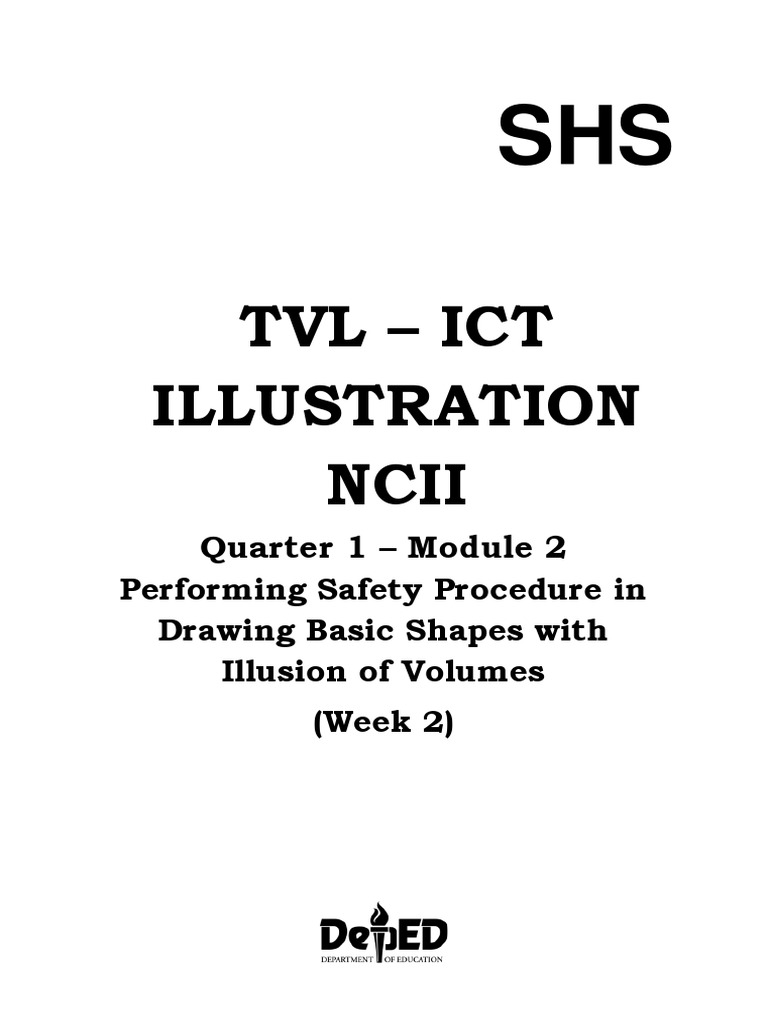 TVL ICT IllustrationNCII Q1Module2 | PDF | Occupational Safety And ...