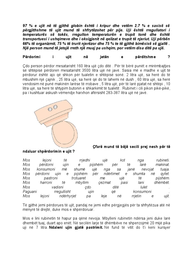 Kursimi I Ujit | PDF