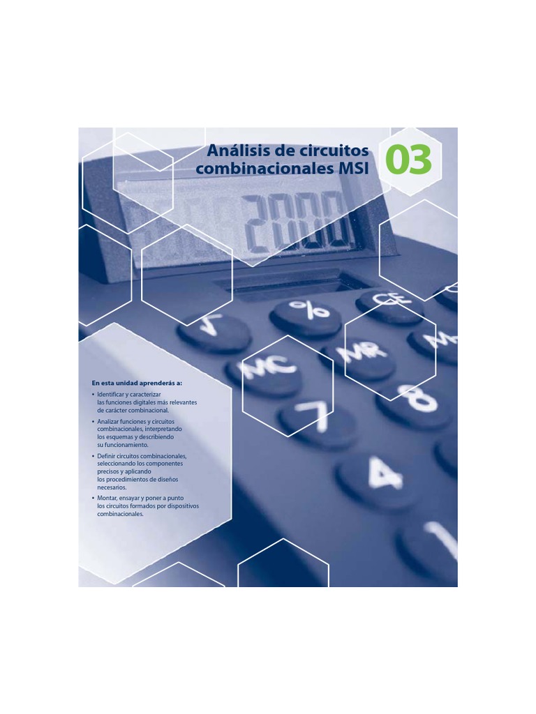 Análisis de Circuitos Combinacionales MSI: en Esta Unidad Aprenderás A | PDF | Decimal ...