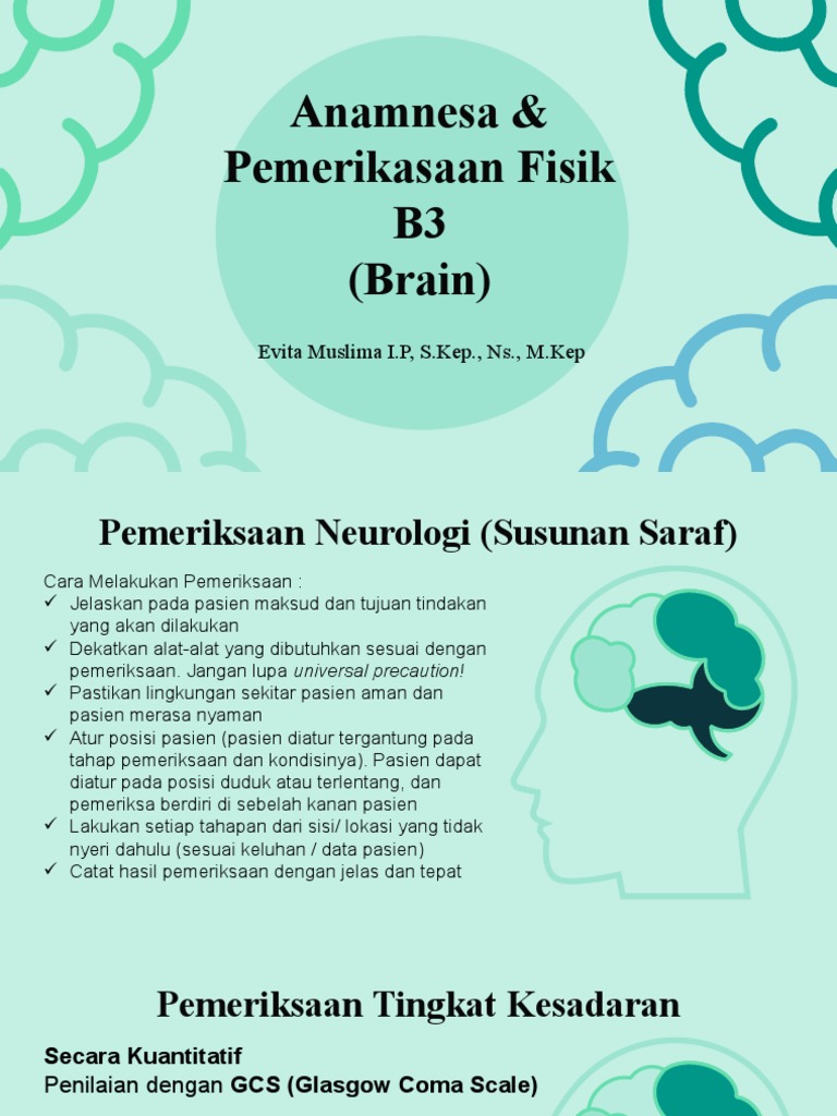 Pemeriksaan B3 Brain | PDF