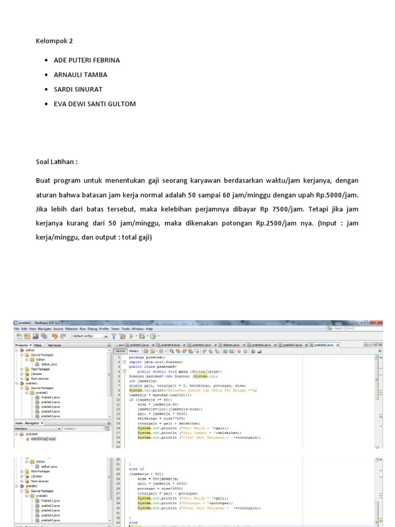 Program Hitung Gaji Karyawan Mingguan | PDF | Karier & Perkembangan
