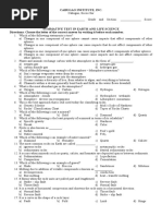 MCQ Geochem | PDF | Mantle (Geology) | Chemical Elements