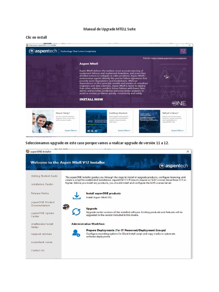Manual Upgrade MTELL - Cliente | PDF