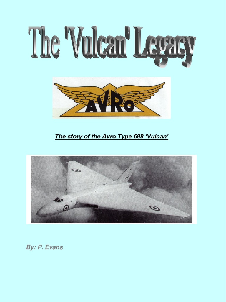 Book Sent To Publishers On The Vulcan B.1-2 Production, History and SQN ...