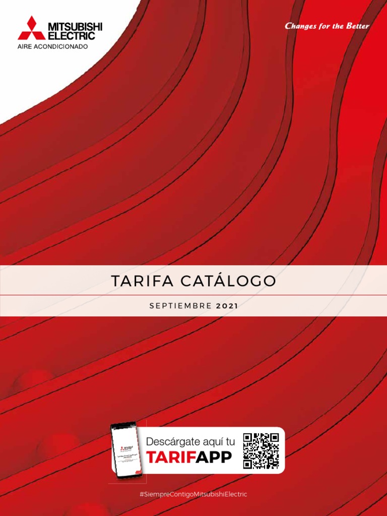 Mitsubishi Electric Tarifa Catálogo 2021 | PDF | Uso eficiente de energía | Temperatura