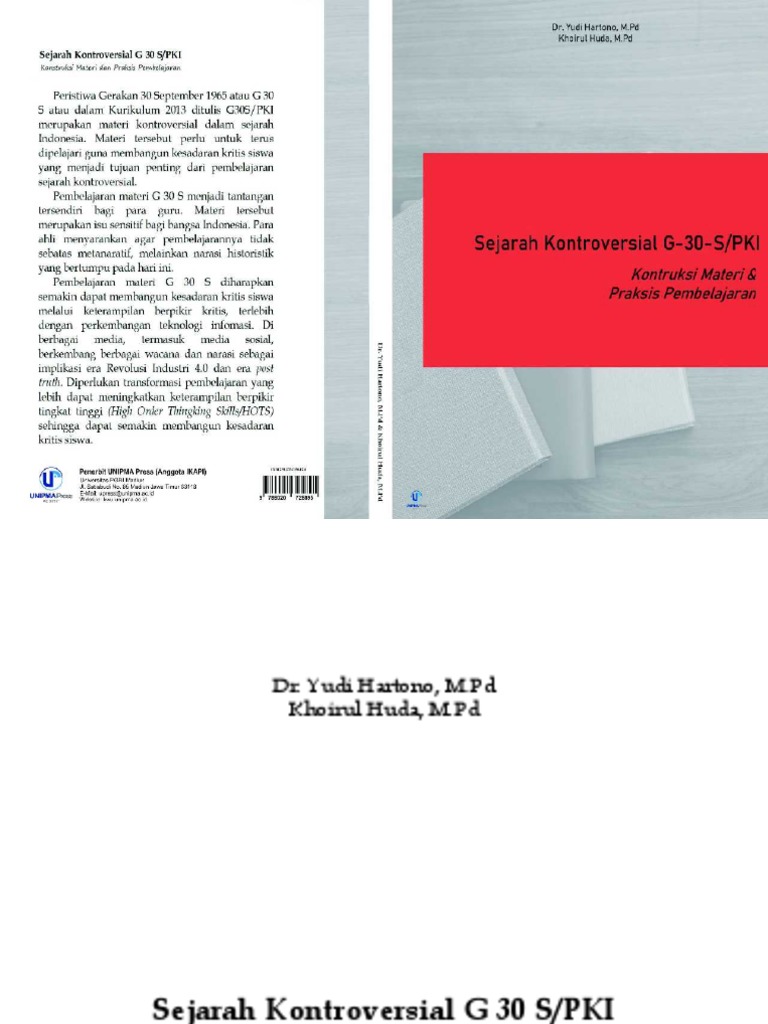 Sejarah Kontroversial G 30 S PKI | PDF