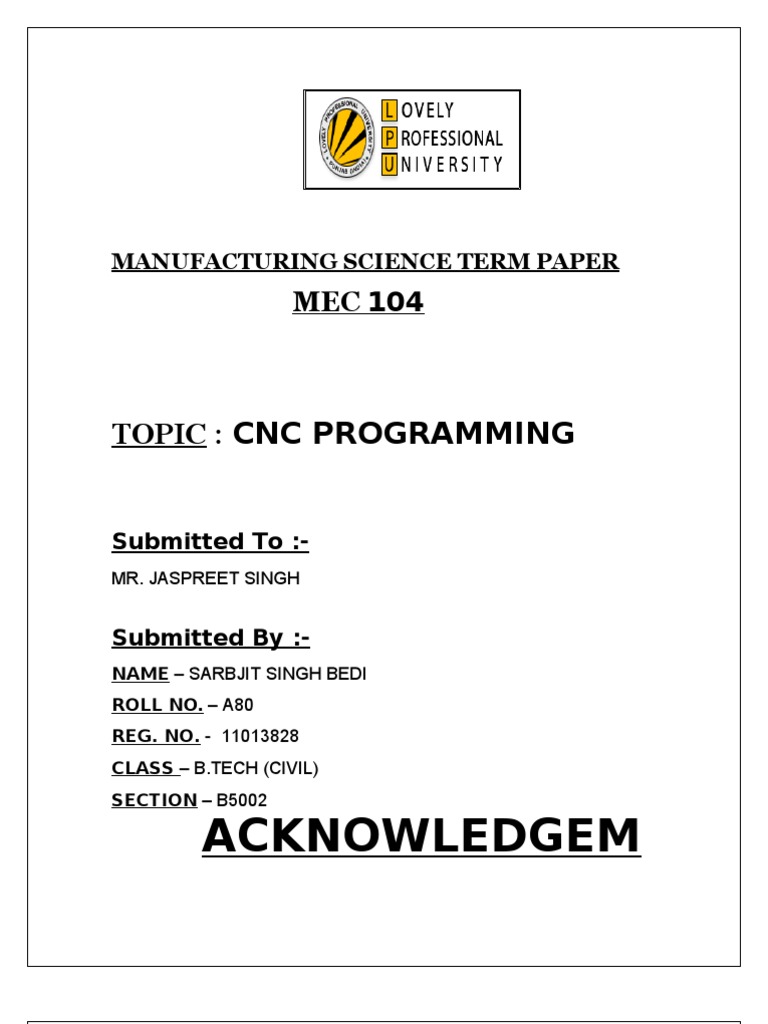CNC Programming History and Tools | PDF | Numerical Control | Grinding ...