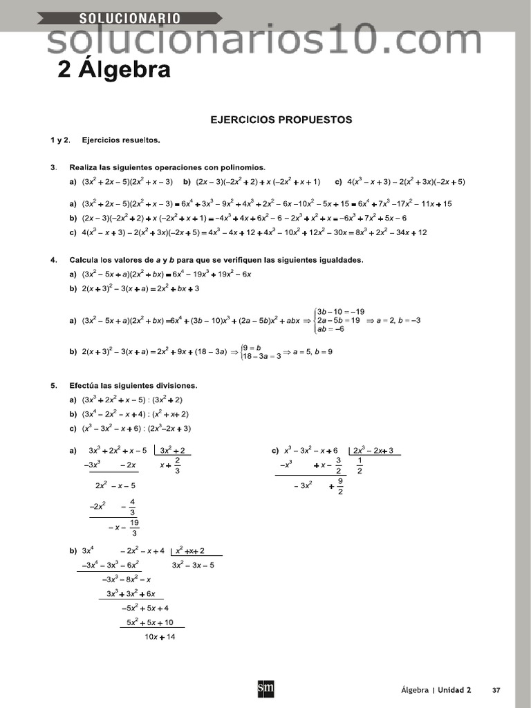 Tema 2 Algebra | PDF