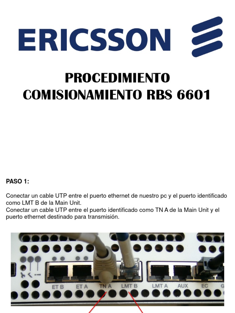 Isionamiento RBS 6601 - 3G | PDF | Arquitectura de Computadores ...